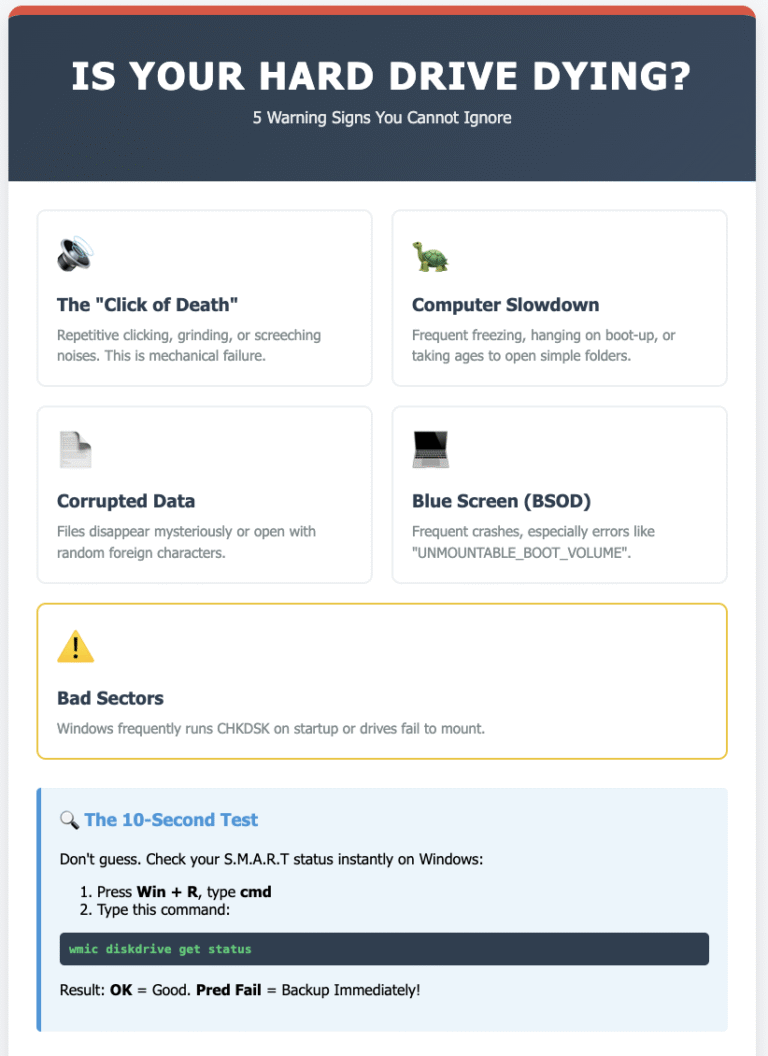 Hard Drive Failure Signs – And How to Replace A Failed Hard Drive - PC ...